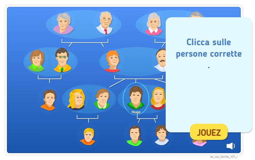 Je joue en italien – J'aime l'italien!