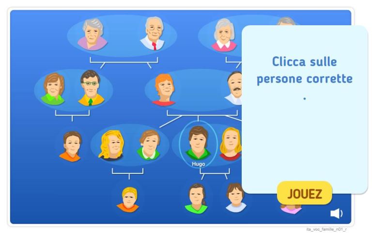 Je joue en italien – J'aime l'italien!